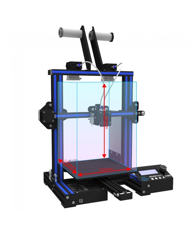 Buy Geeetech A10M 3D Printer, Mix Color | Dual Extrusion 3D Printing 2 in 1 out