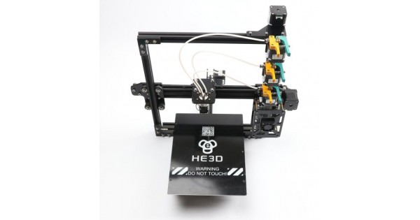 HE3D Ei3 Tricolor/Triple Head 3D Printer Kit with 2 Free Rolls of ...