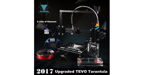 Tevo Tarantula 3D Printer Kit with 2 Free Rolls of Filament | 3D ...