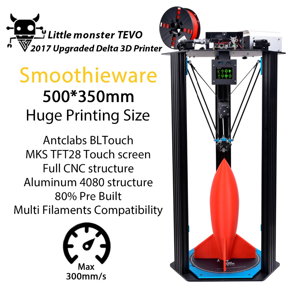 TEVO Little Monster Large Delta 3D Printer Kit Buy Online |3D Printers Bay