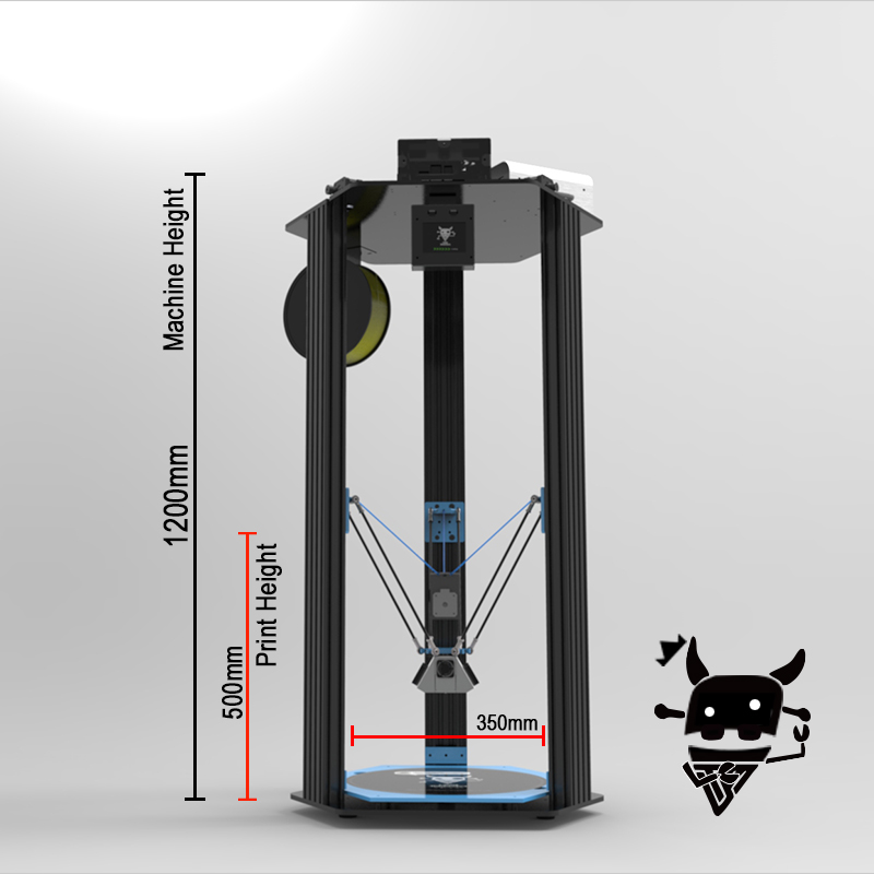 TEVO Little Monster Large Delta 3D Printer Kit Buy Online |3D Printers Bay